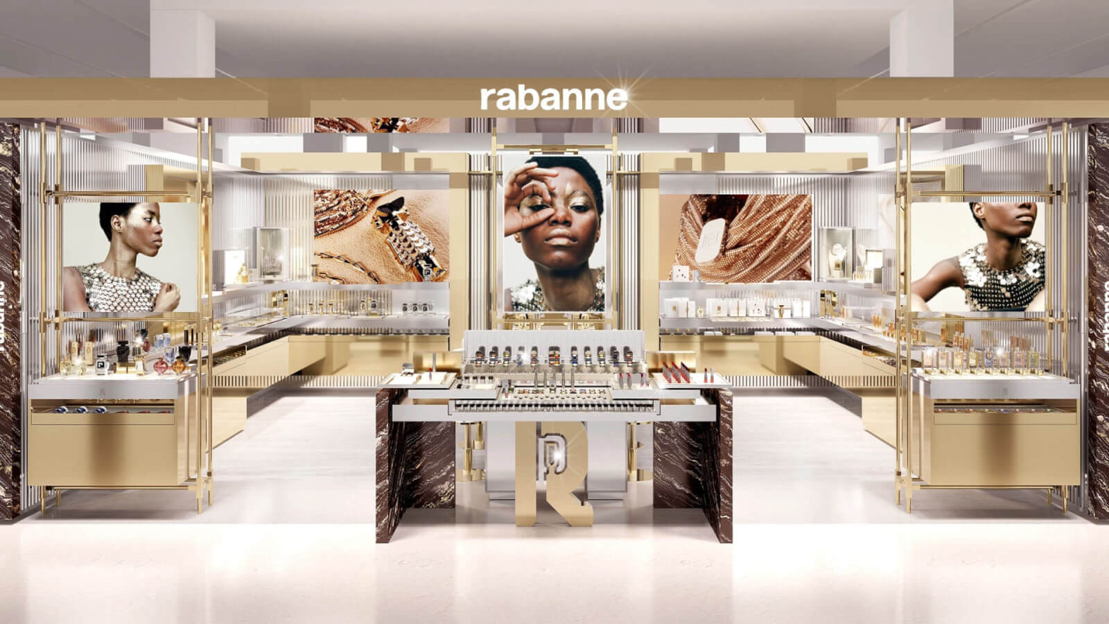 Rabanne Steps into Space Age with Futuristic Makeup Line